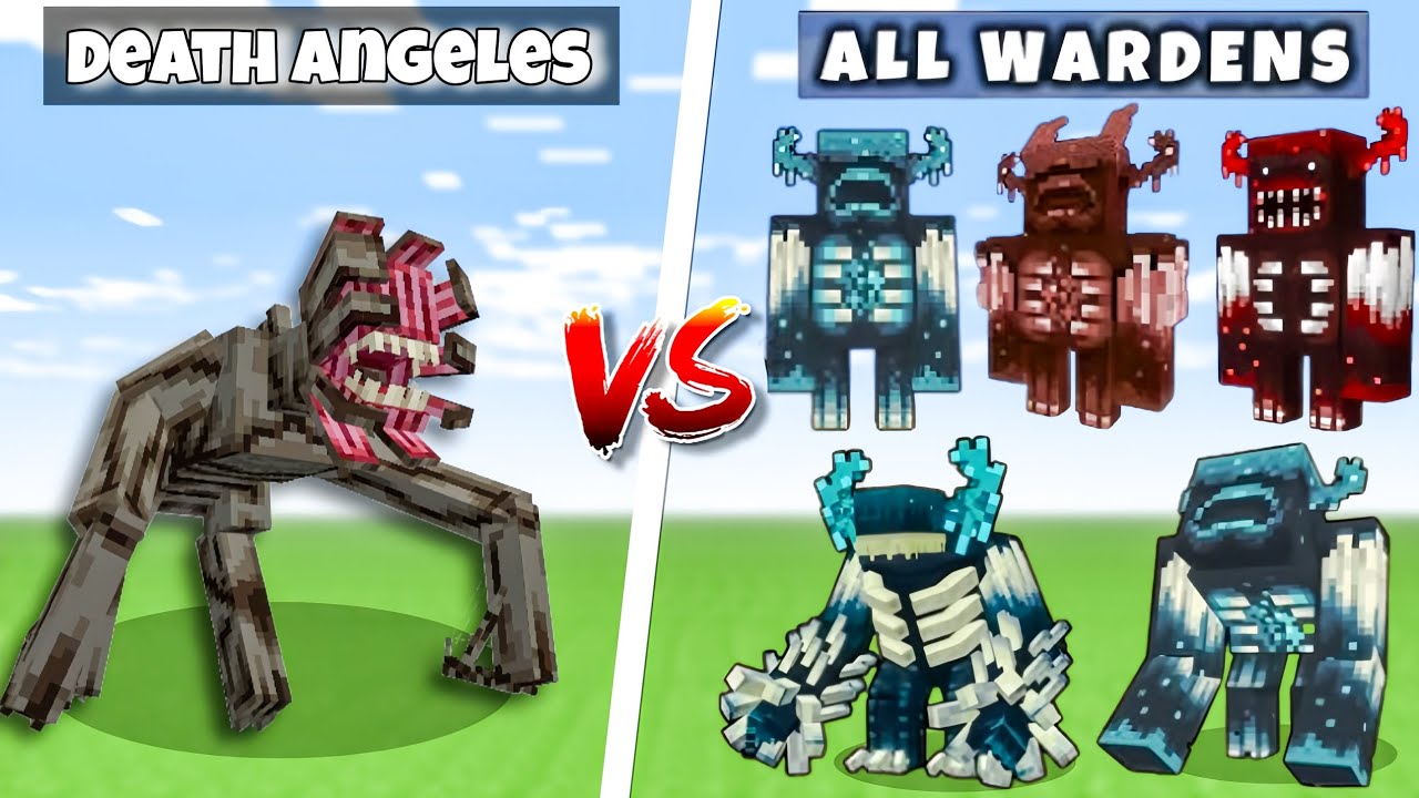 Death Angeles Vs All Warden in Minecraft - YouTube
