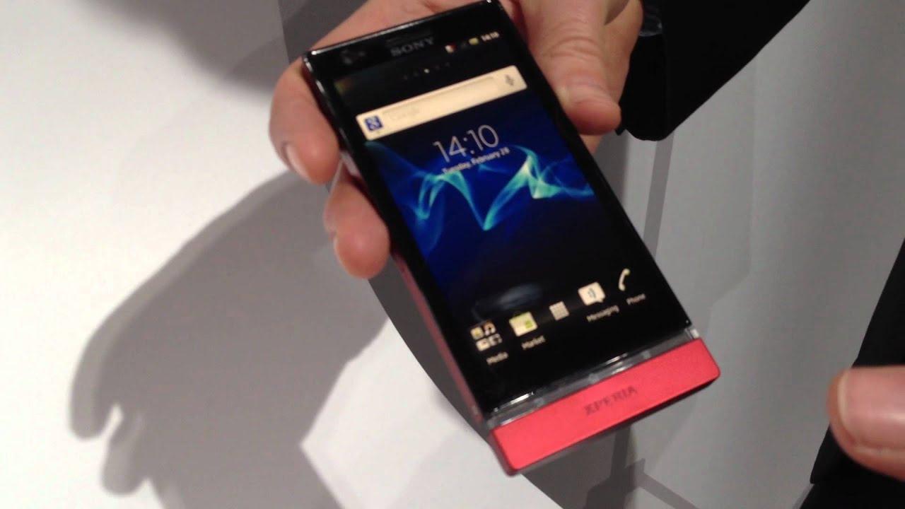 Sony XPERIA P hands-on (HD) - YouTube