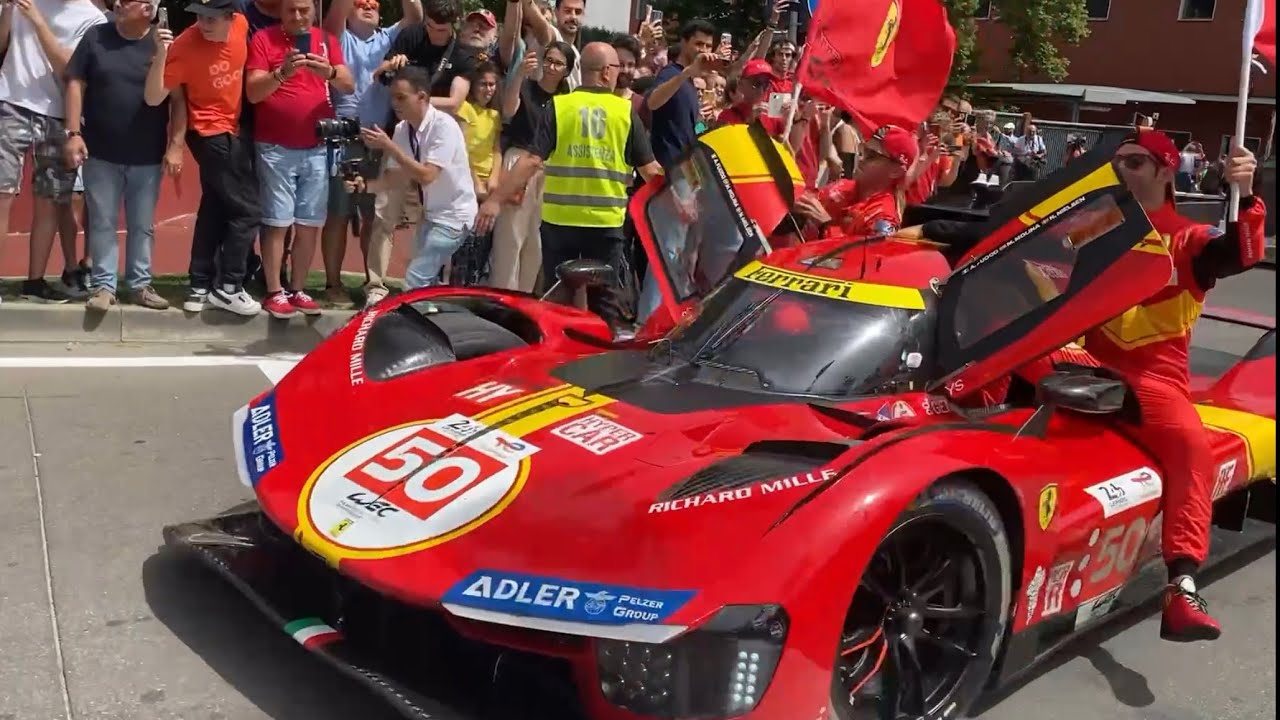 Skeggiaman at the Ferrari Le Mans win parade in Maranello - SOUND ON ...