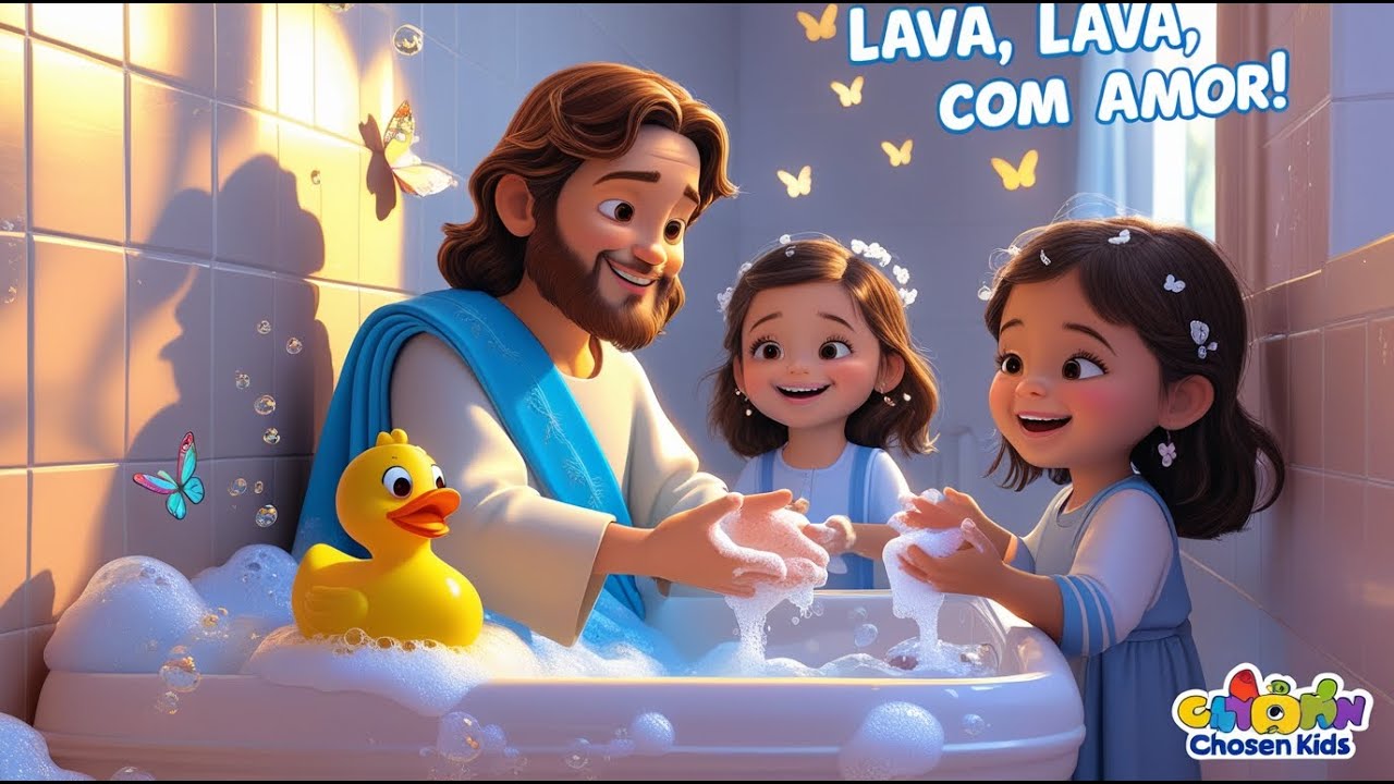 💧 Lava, Lava com Amor! – Música Infantil Cristã sobre Pureza e Perdão ...