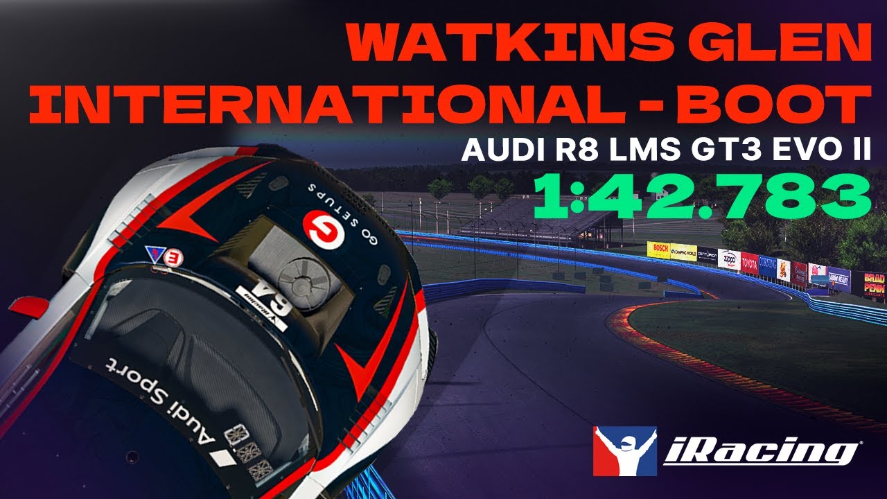 iRacing | Audi R8 LMS GT3 EVO II - Watkins Glen International Boot - GT ...
