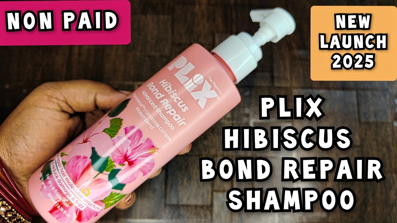 Plix Hibiscus Bond Repair Shampoo Honest Review | Plix Rosemary Shampoo ...