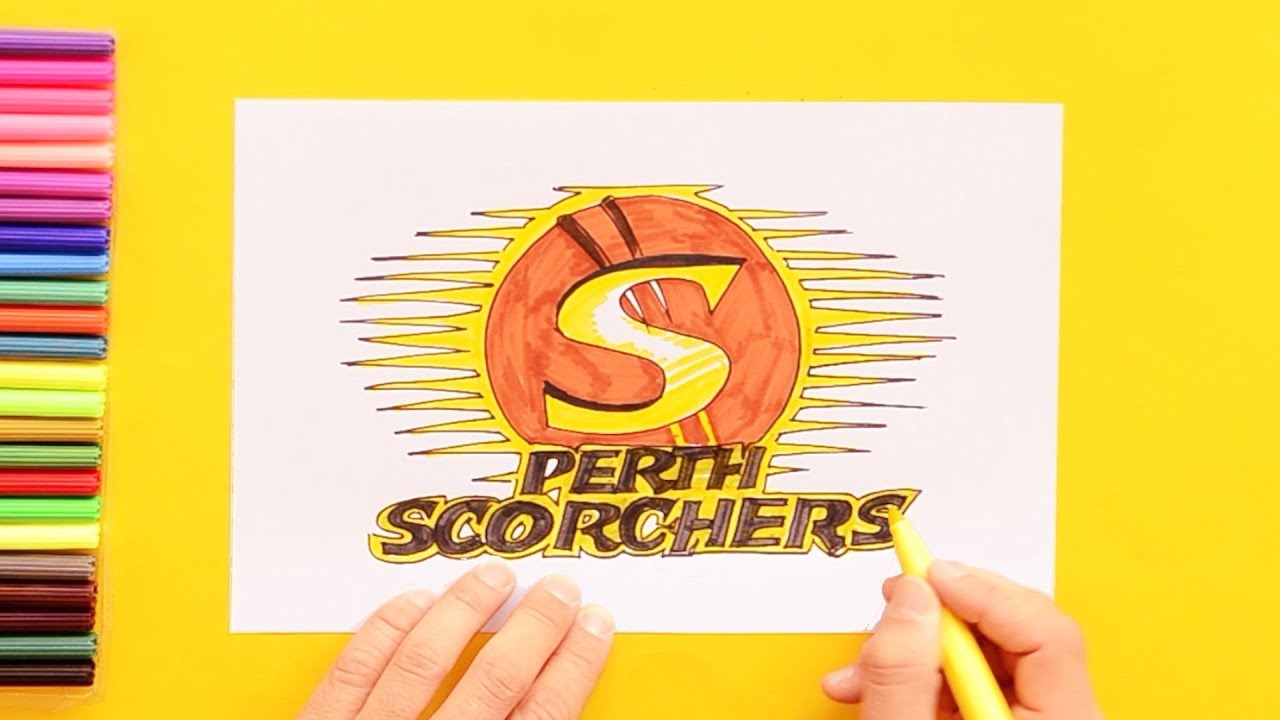 How to draw Perth Scorchers Logo - YouTube