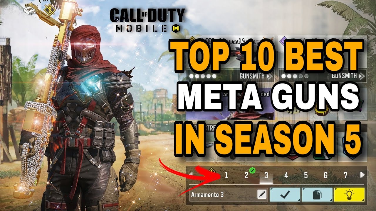 Top 10 Best Meta Guns in Season 5 CODM - YouTube