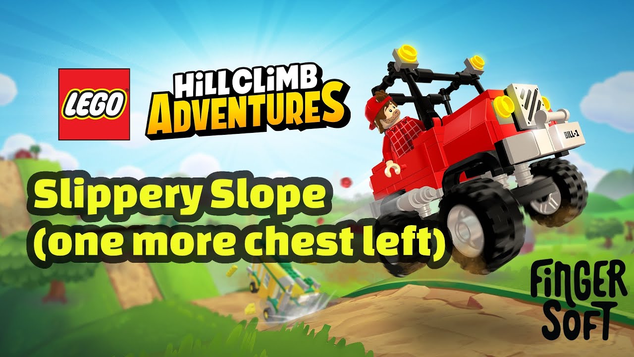 LEGO Hill Climb Adventures - Slippery Slope (one more chest left) - YouTube