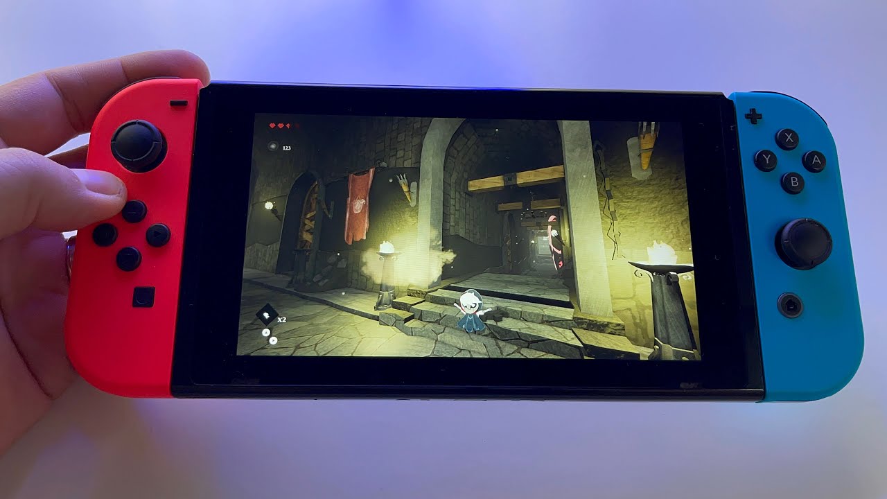 Blue fire | Nintendo Switch handheld gameplay - YouTube