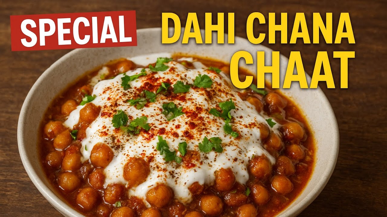 Special Dahi Chana Chaat Recipe | Refreshing Street Food Style ...