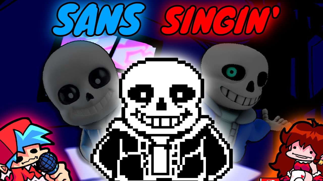FNF SANS SINGIN' SANDPNG UNDERTALE #sans #undertale - YouTube