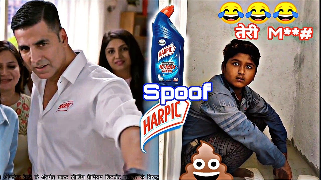 Harpic Ad Funny spoof || Akshay Kumer || skm || #harpicspoof #Akshay ...