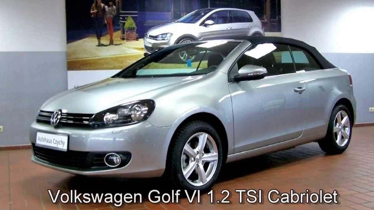 Volkswagen Golf VI 1.2 TSI Cabriolet DK008982 Tungsten Silver "AUTOHAUS ...
