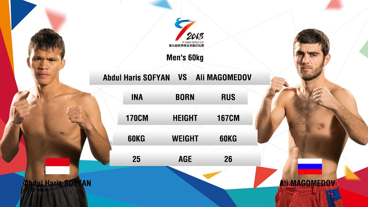 The 9th Sanda World Cup Men's 60kg Final - YouTube