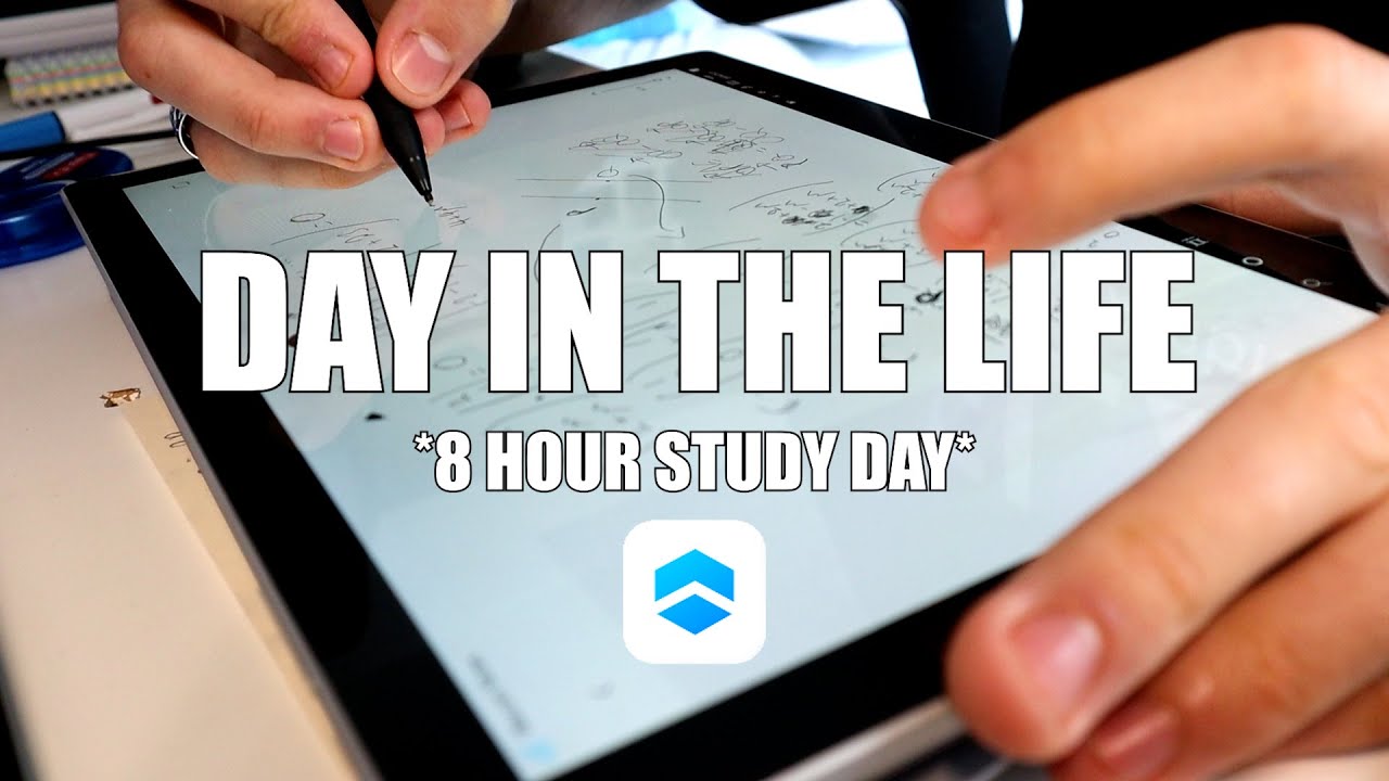 8 HOUR STUDY DAY VLOG | *A-level and GCSE exams* - YouTube