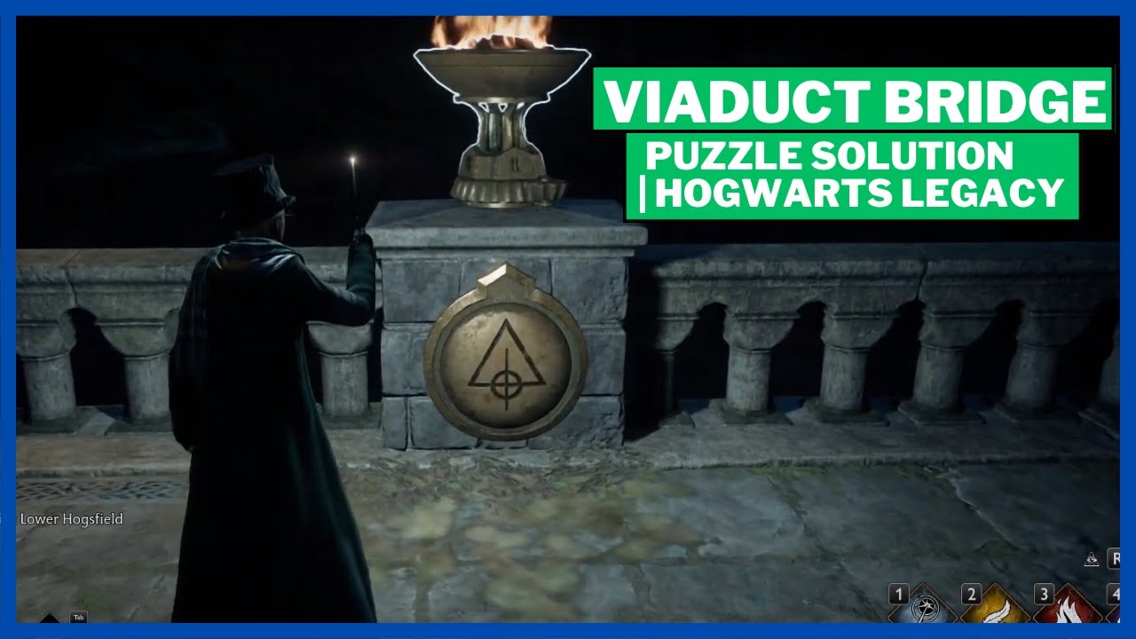 Viaduct Bridge Puzzle Solution (and its loots) | Hogwarts Legacy - YouTube