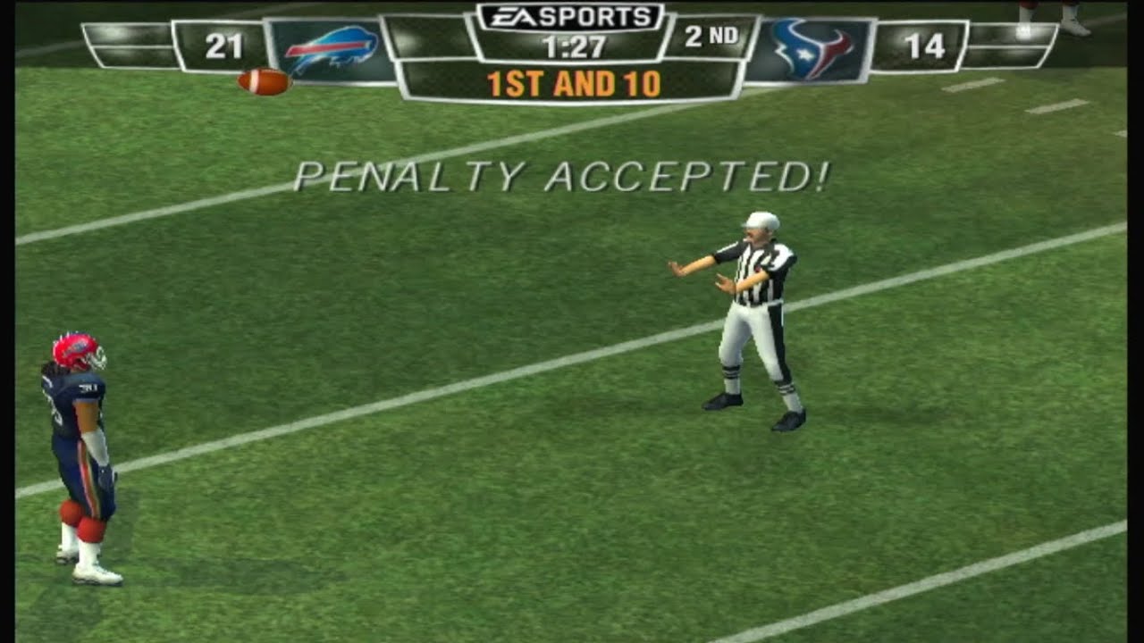 Madden NFL 10 (PS2) bills vs texans - YouTube