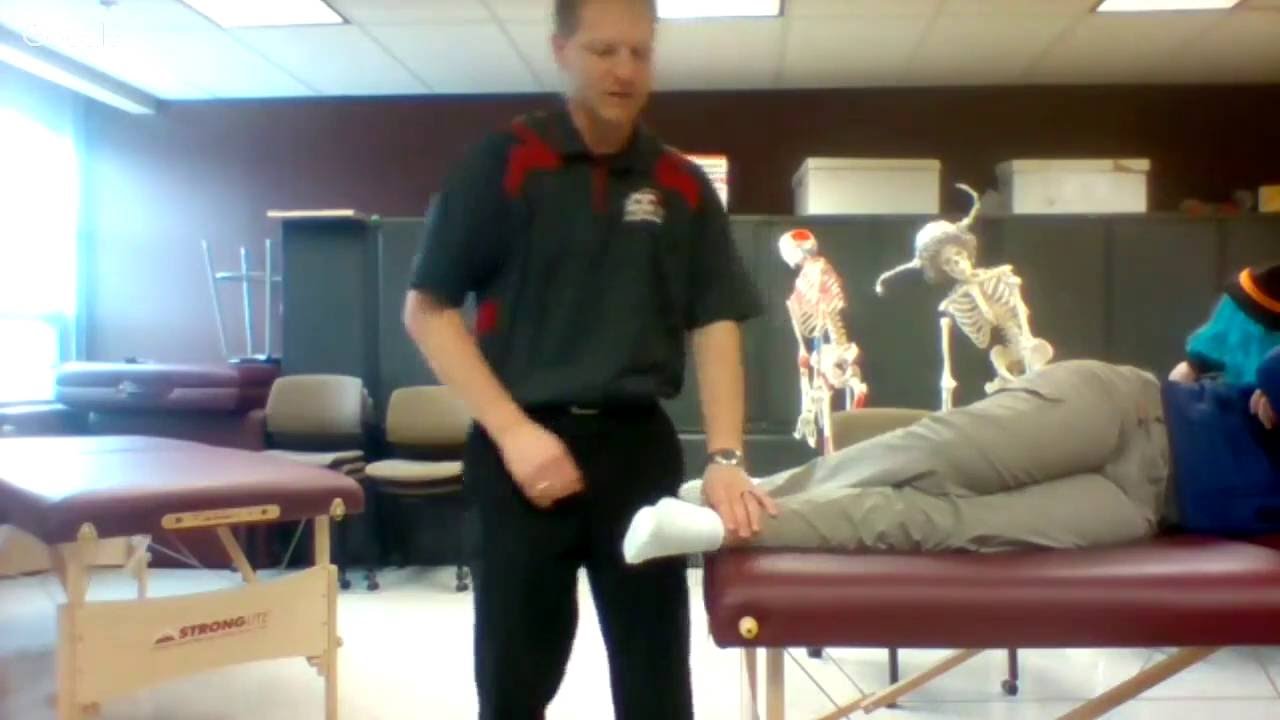 Tibialis posterior MMT - YouTube