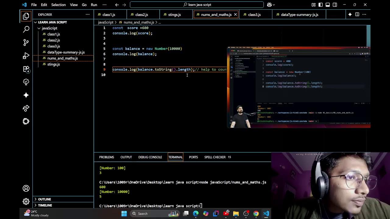 starting java script - YouTube