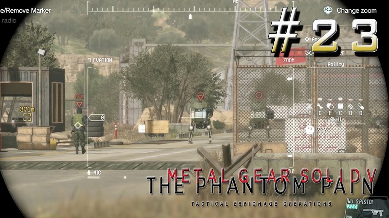 Metal Gear Solid V: The Phantom Pain #23 Intrude Central Base Camp ...