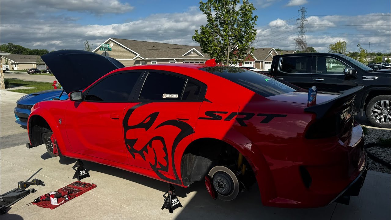 I SLAMMED MY HELLCAT **TOO LOW - YouTube