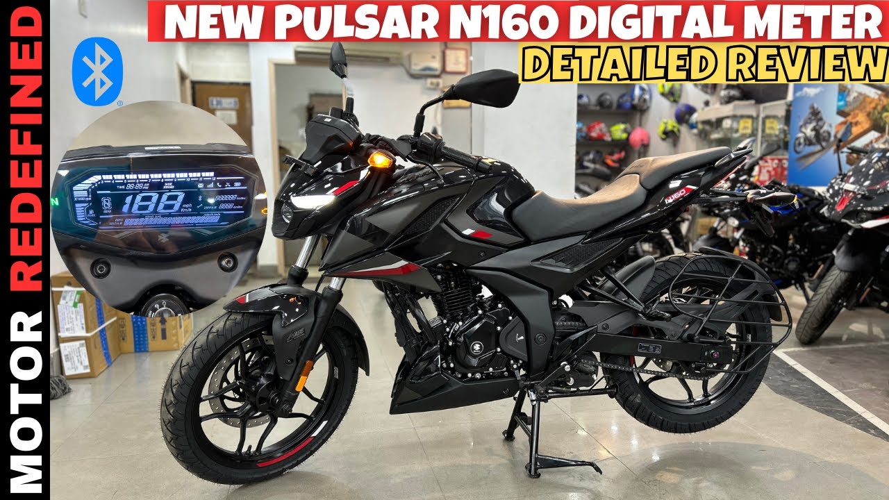 2024 Bajaj Pulsar N160 Dual ABS Digital Bluetooth Console Review | On ...