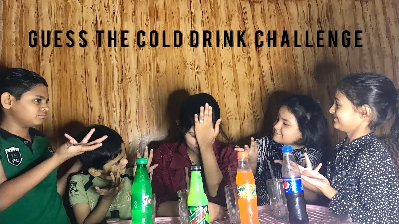 Guess the Cold Drink Challenge |Soft Drink Challenge - YouTube