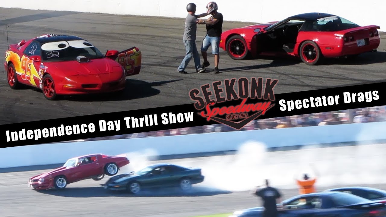 2018 Independence Day Thrill Show Spectator Drags - YouTube