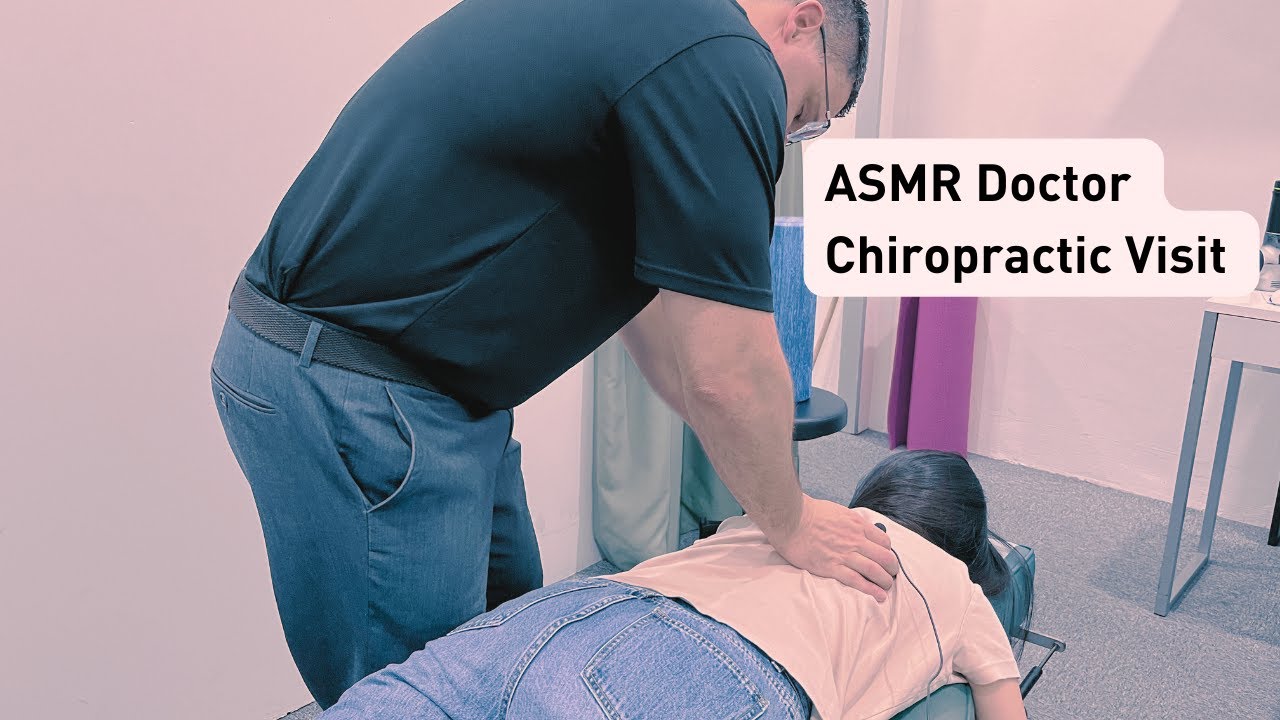 Asmr chiropractic adjustment crack! chiropractor back pain solution ...