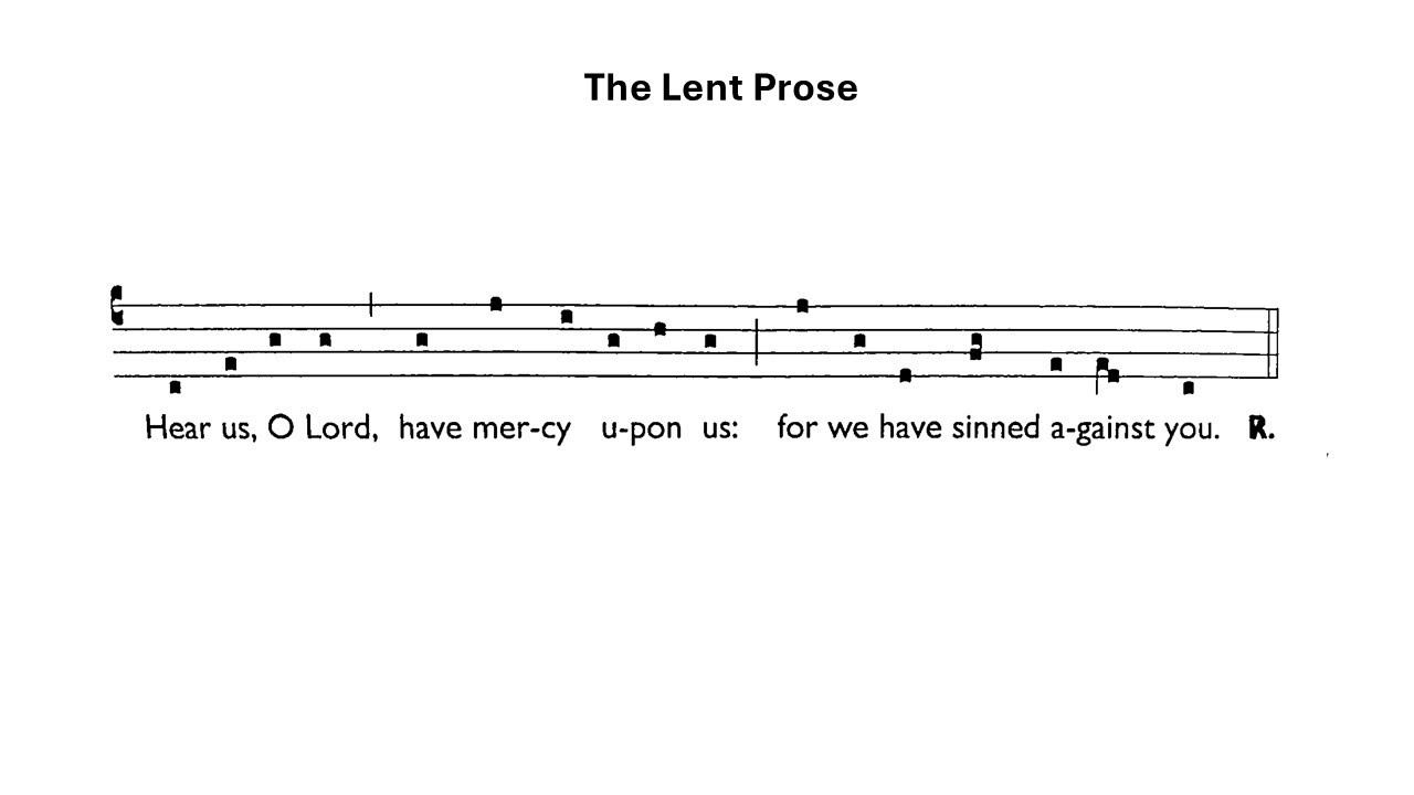 The Lent Prose - YouTube