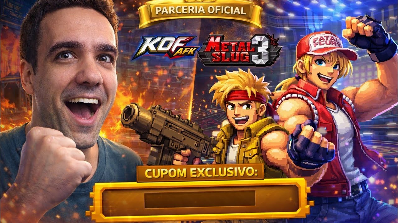 KOF AFK Vs Metal SLug - Resgate Agora itens exclusivos - YouTube