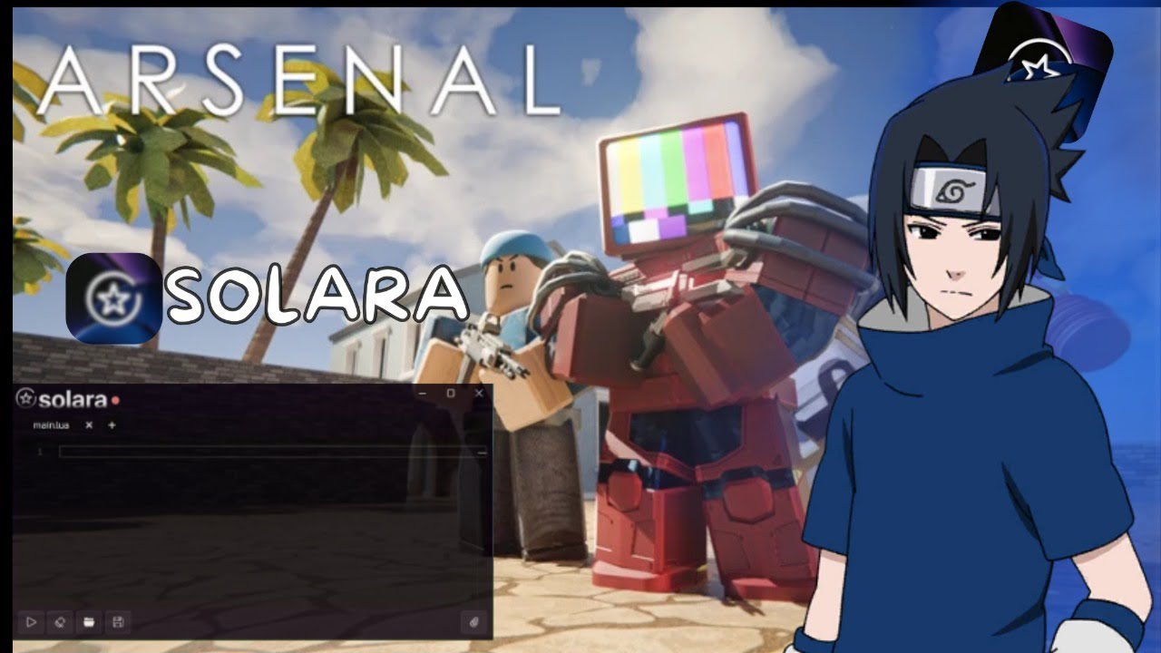 MELHOR SCRIPT PARA ARSENAL 🤩 | AIMBOT | ESP | NO RECOIL... (Solara ...