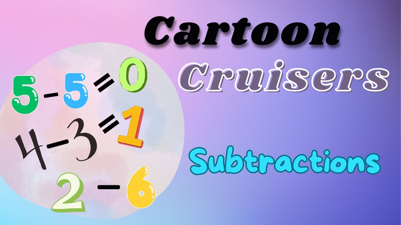 Learning Subtractions for kids #funlearning #cartoon #kids # ...