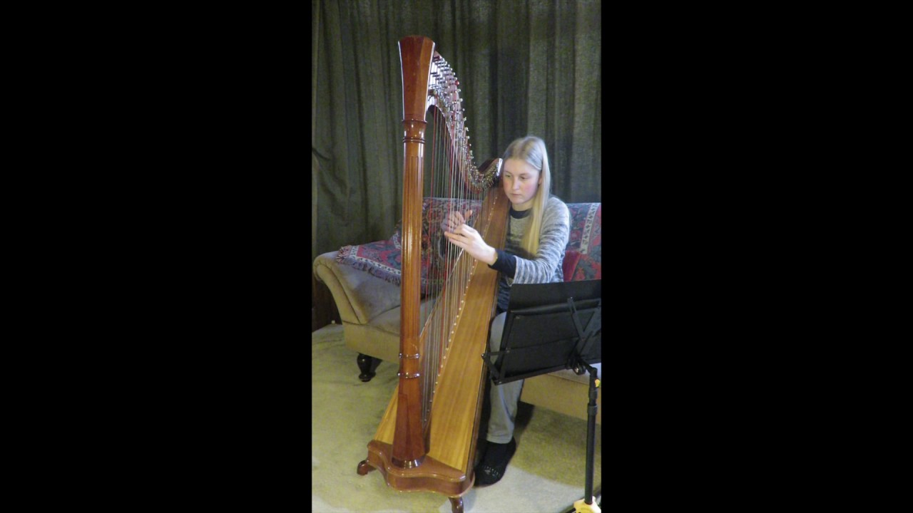 NZ 2017 Harp Performance Comp Winner Emily Grade 6/7 - YouTube