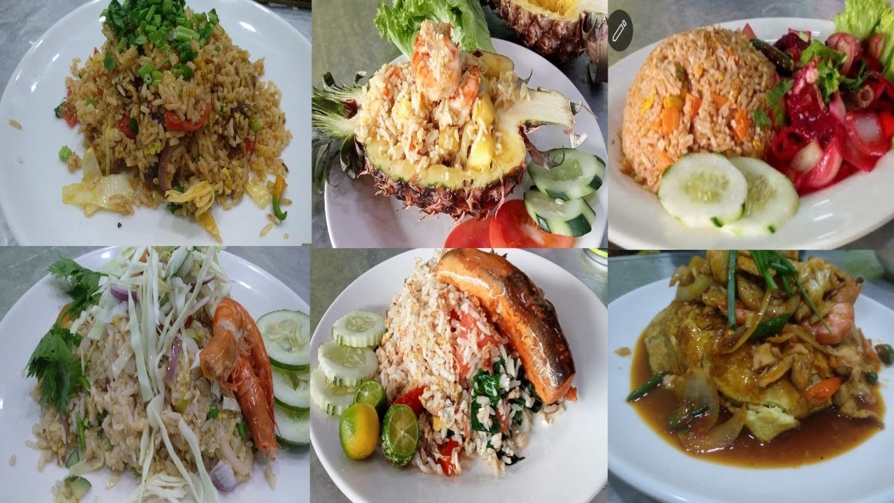 6 menu nasi goreng sedap - YouTube