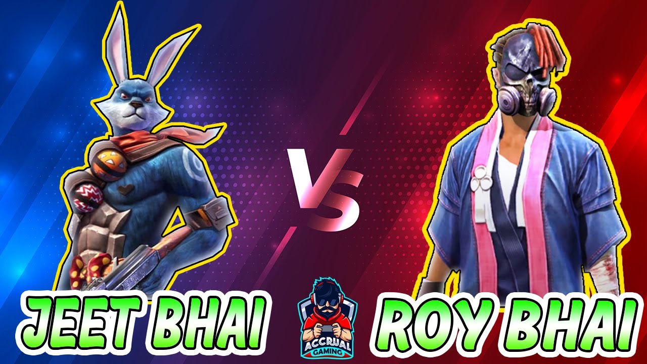 JEET BHAI VS ROY OP CUSTOM | FREE FIRE MAX - YouTube