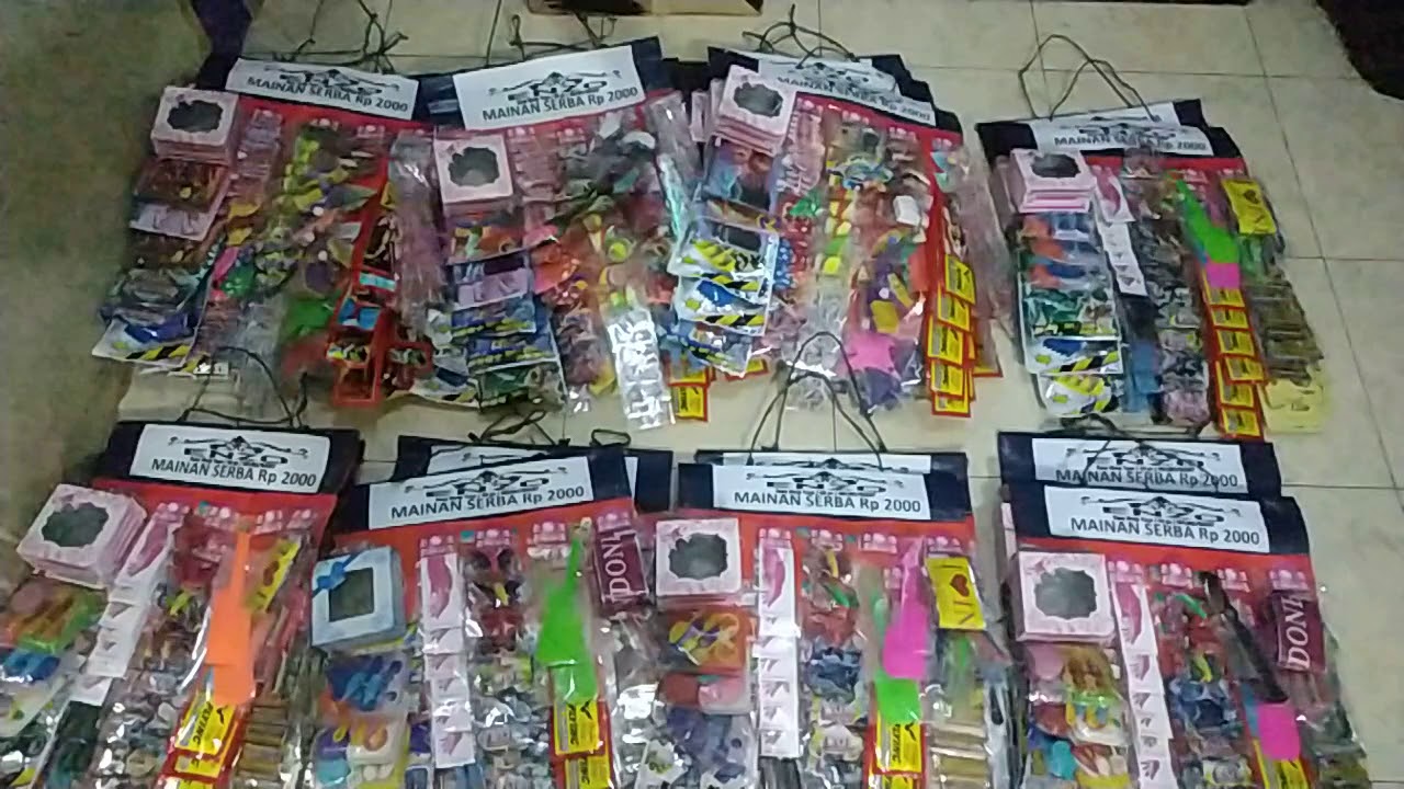 Mainan Titip Warung isi 50 PC per pack,Serba 2Rebu - YouTube