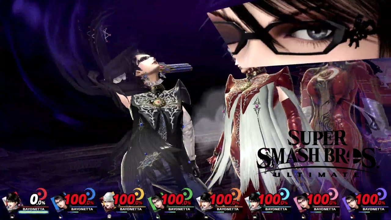 Super Smash Bros Ultimate 8 Player Final Smash Bayonetta - YouTube