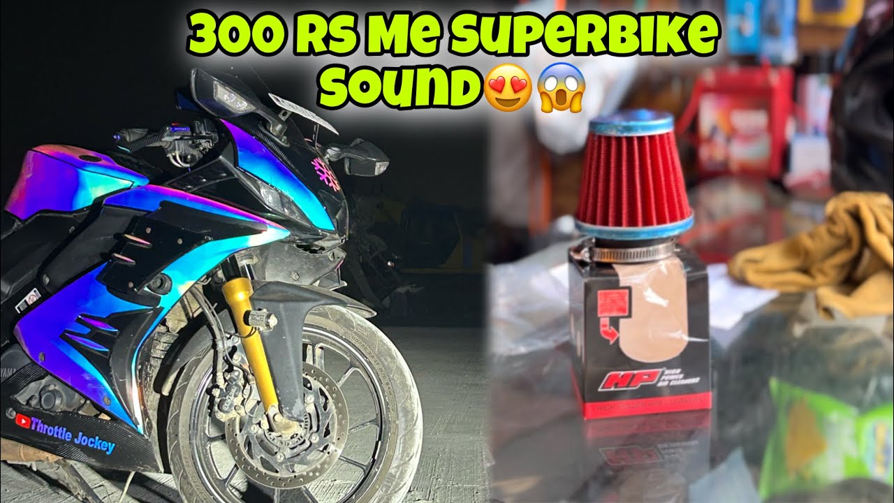 Superbike Sound In R15V3 Only One In India🔥😱 - YouTube