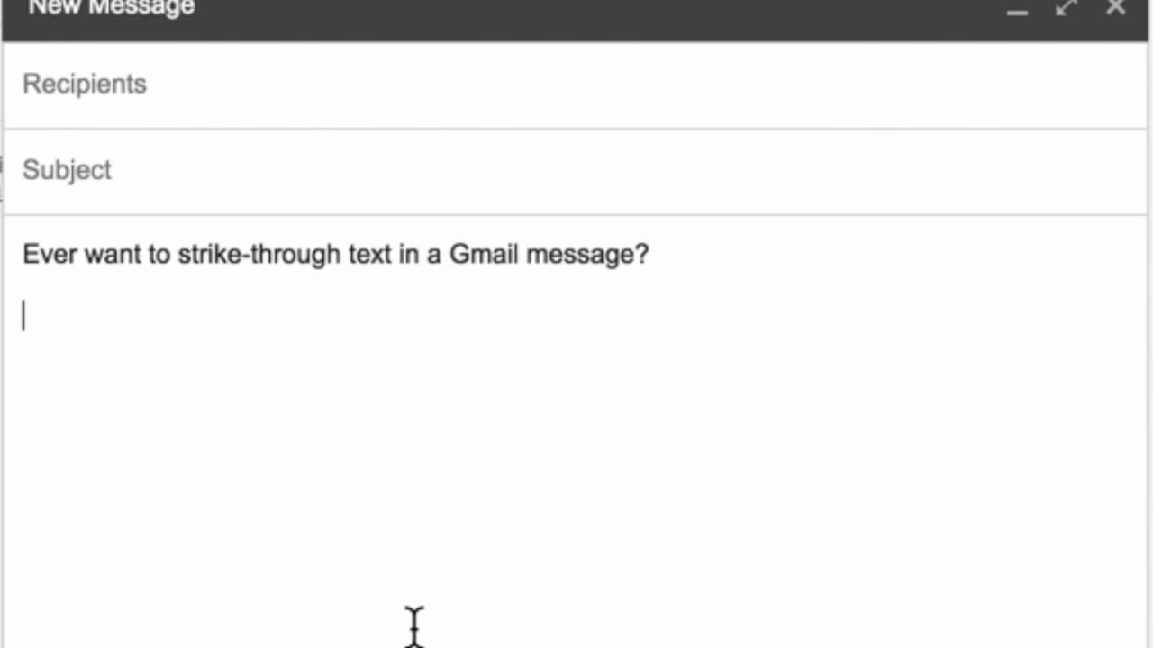 How To Strike Through Text In Gmail YouTube how-to-strike-through-text-in-gmail-youtube