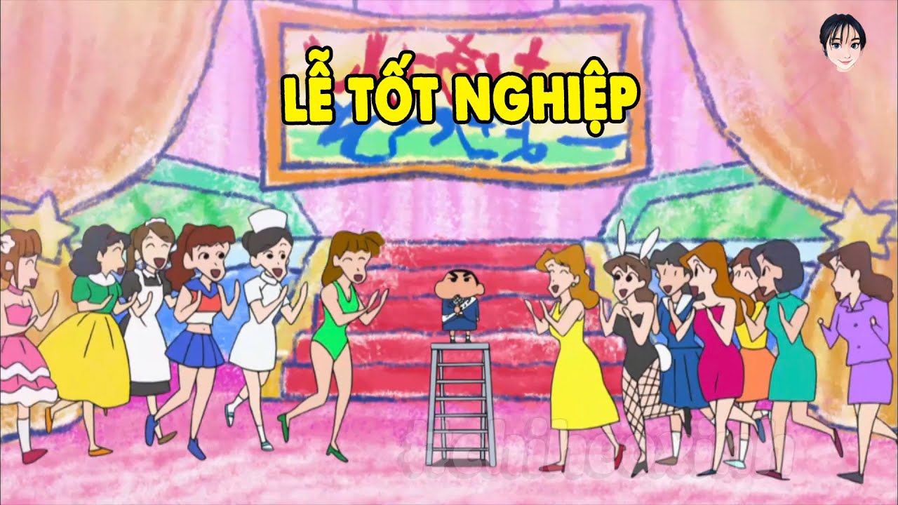 Lễ Tốt Nghiệp Của Shinnosuke | Shin Cậu Bé Bút Chì | #CHIHEOXINH - YouTube