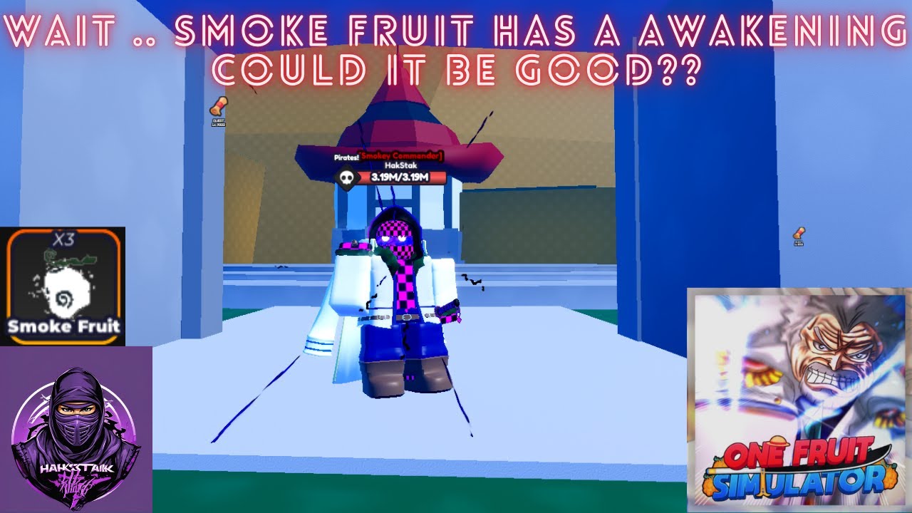 Roblox One Fruit Simulator Becoming Smoker By Awakening The Smoke Fruit ...