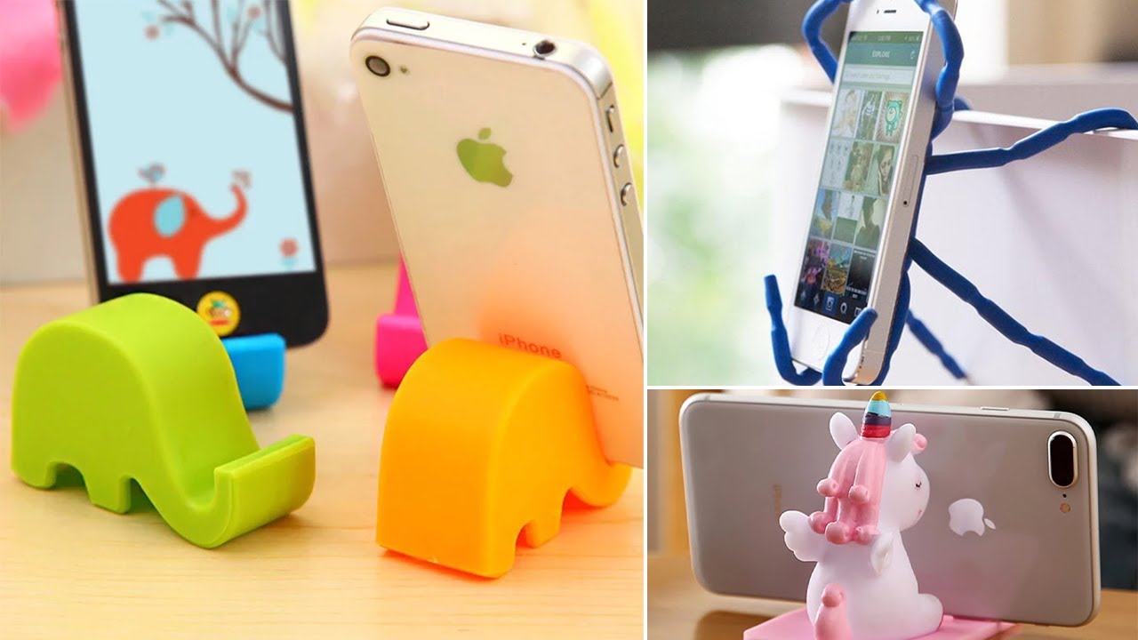 6 Unique Mobile Phone Holders 2021 - YouTube