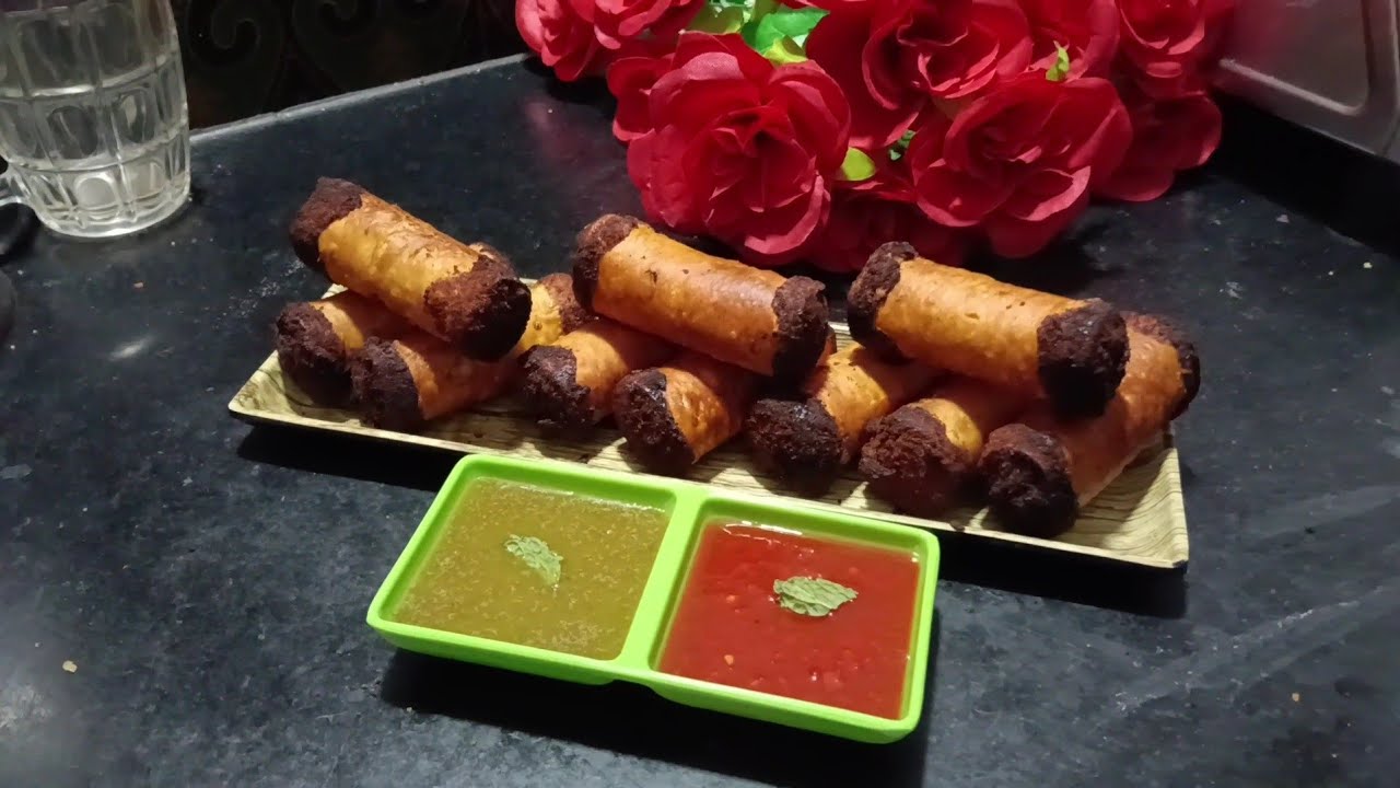 How to make Chicken Rolls Receipe || Iftar Special Chicken Rolls - YouTube