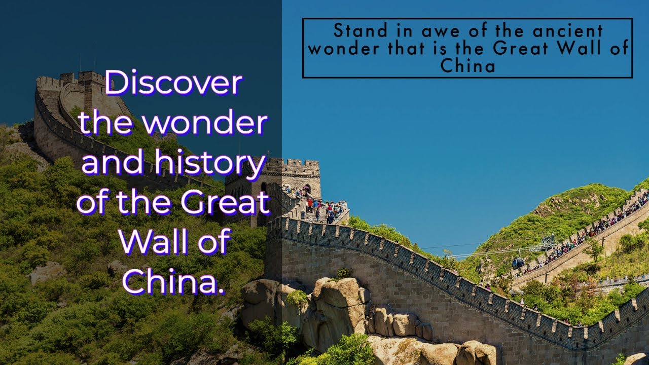 Discover the wonder and history of the Great Wall of China.# ...