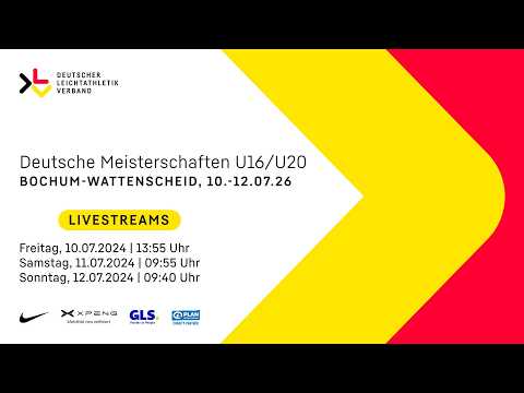 Livestream DM U16/U20 - Sonntag