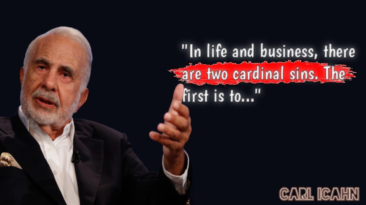 THE WISDOM OF CARL ICAHN - QUOTES FAMOUS - YouTube