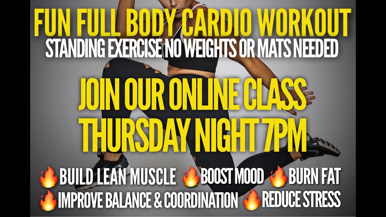 Fun, full body cardio workout with Rick. - YouTube