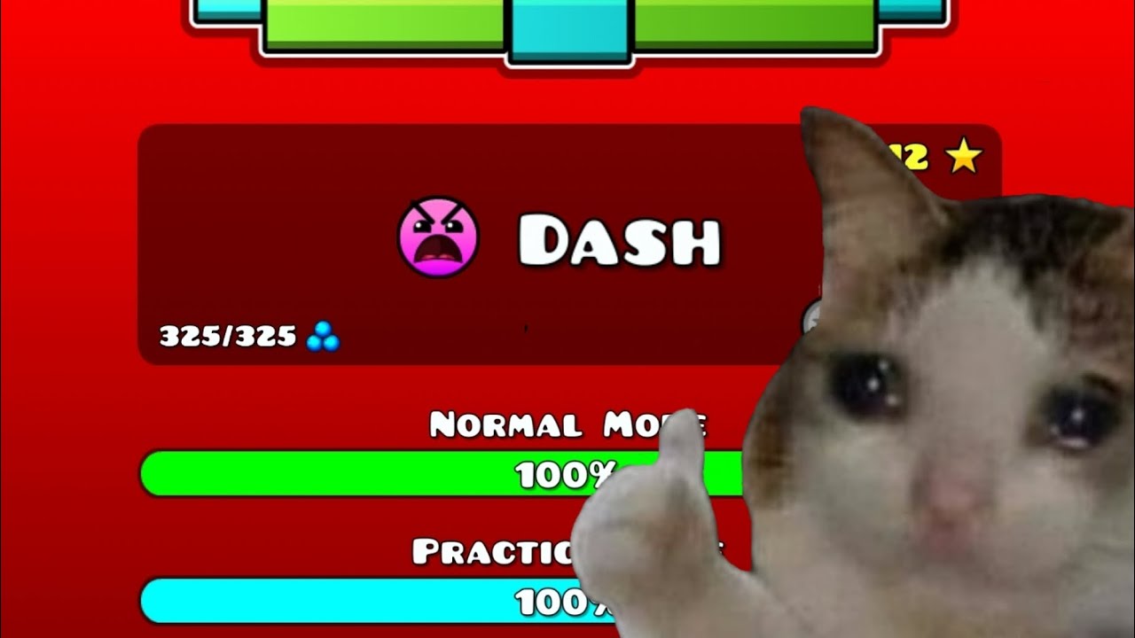 FINALLY beating "Dash" | Geometry Dash 2.2 - YouTube