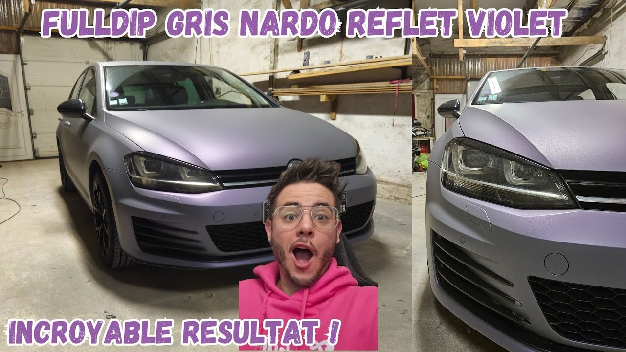 FULLDIP GRIS NARDO REFLET VIOLET, LE RESULTAT EST INCROYABLE, PEINTURE ...