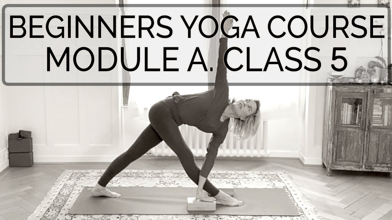 Beginners Yoga Course | Module A, Class 5 | 48 min | Cat de Rham ...