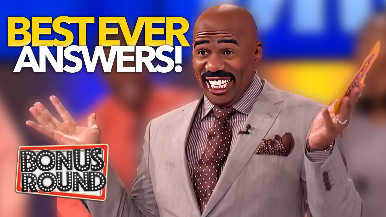 BEST Family Feud Answers Steve Harvey Has Ever Heard! - YouTube