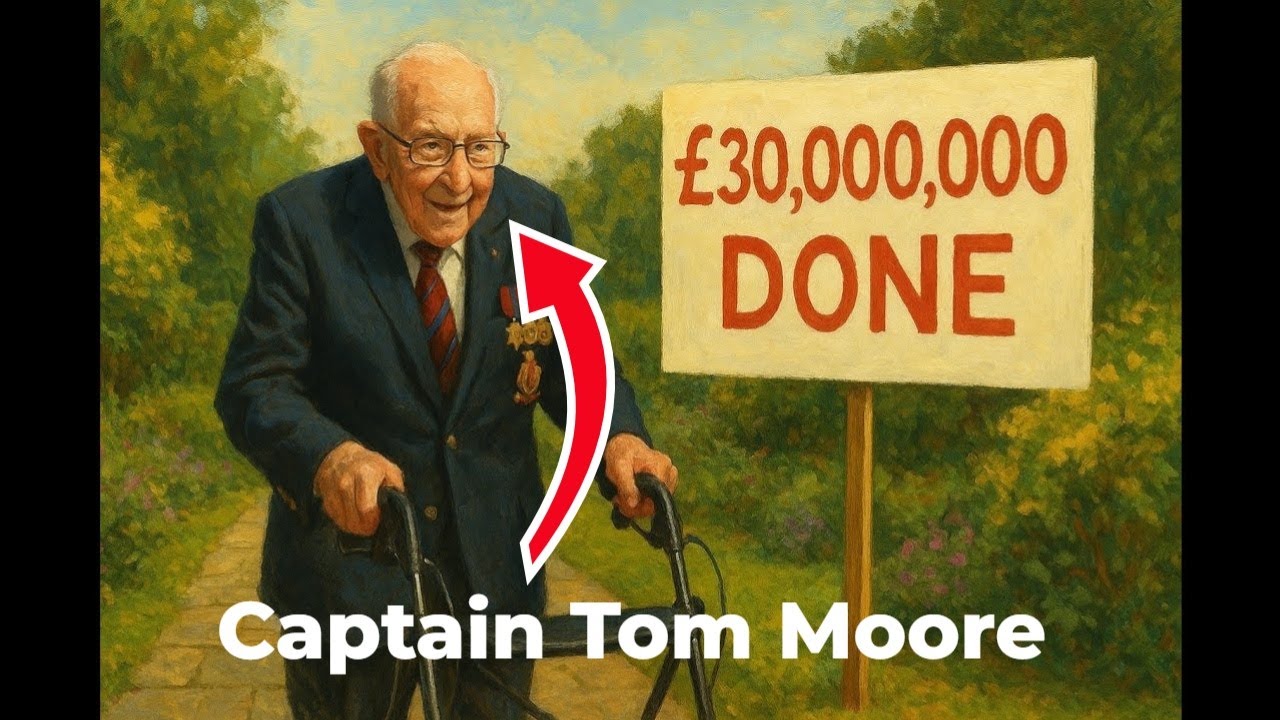 WHY WAS CAPTAIN SIR TOM MOORE WALKED AROUND HIS GARDEN! - YouTube